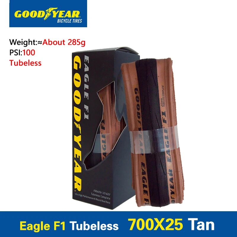 Goodyear Eagle F1 Supersport 700x28c/700x32c бескамерная шина F1-700x25C-Tan-TLR