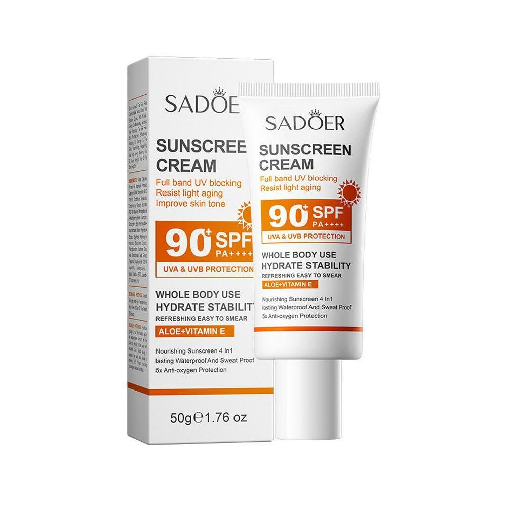 Солнцезащитный крем против старения ремонт освежающий уф защиты SPF90+
