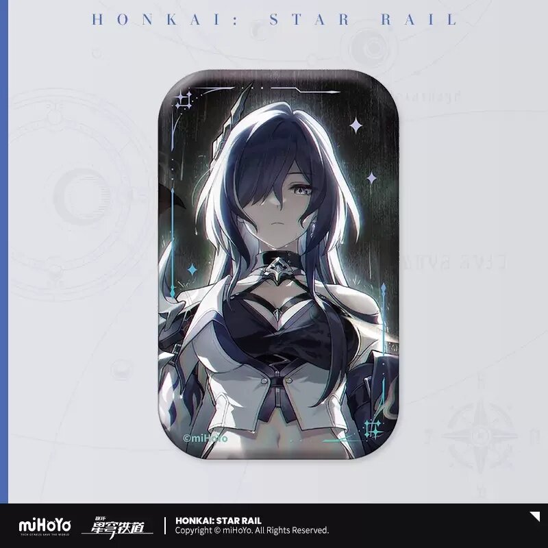 Набор значков Honkai Star Rail miHoYo Темно-синий, ATPS