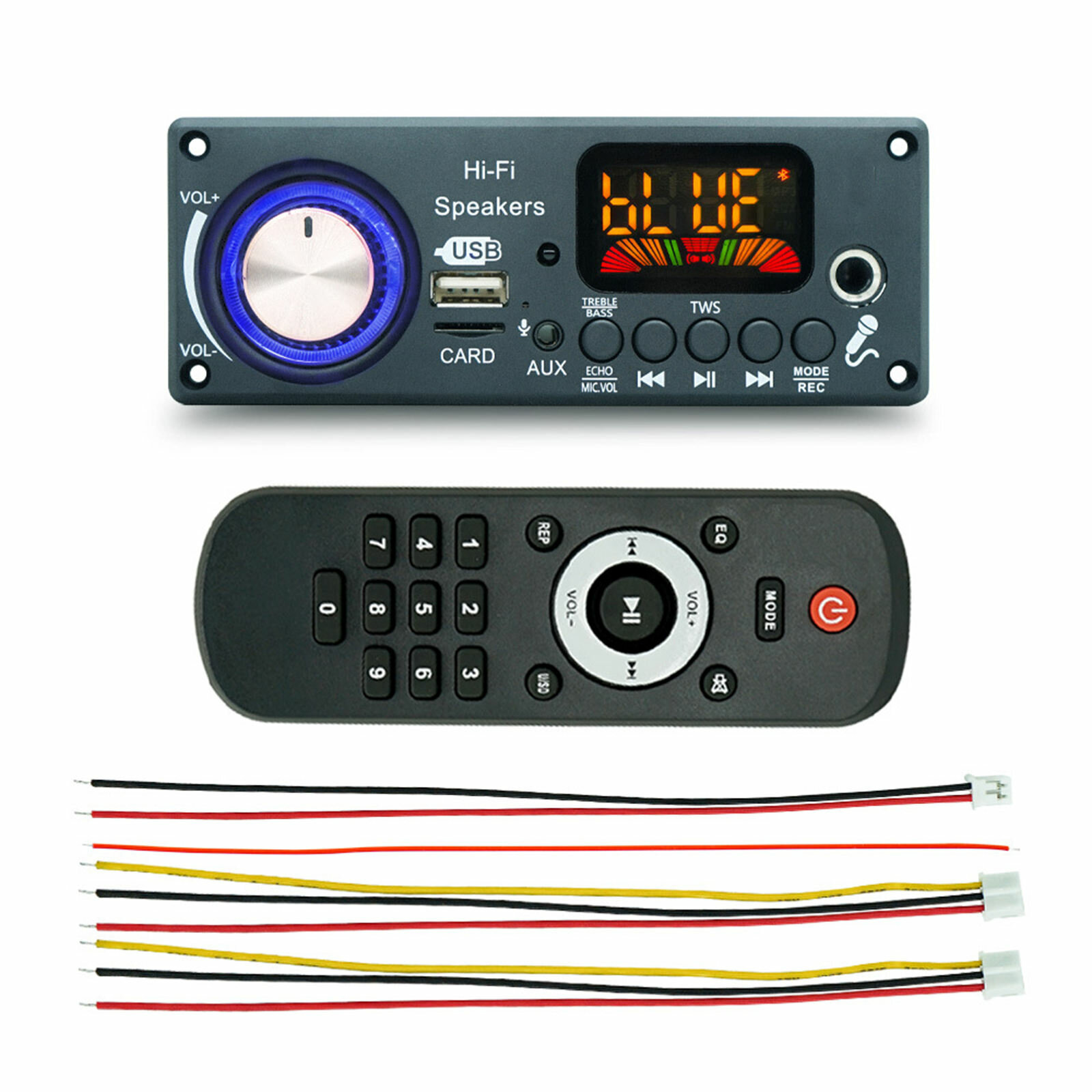 MP3 Bluetooth-совместимая плата декодера усилителя 12V с