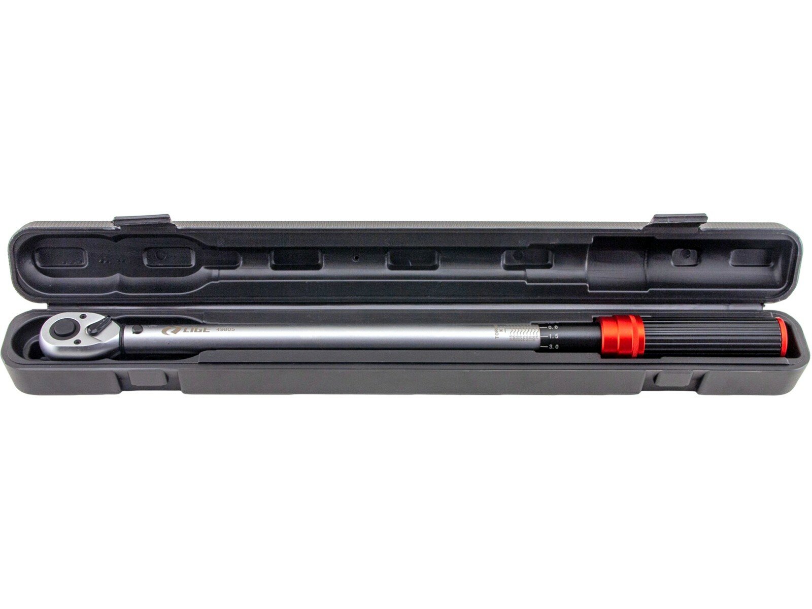 LG-49805 Ключ динамометрический 1/2" (60-330Nm) L-560мм с быстрой фиксацией в кейсе LG-49805 LIGE