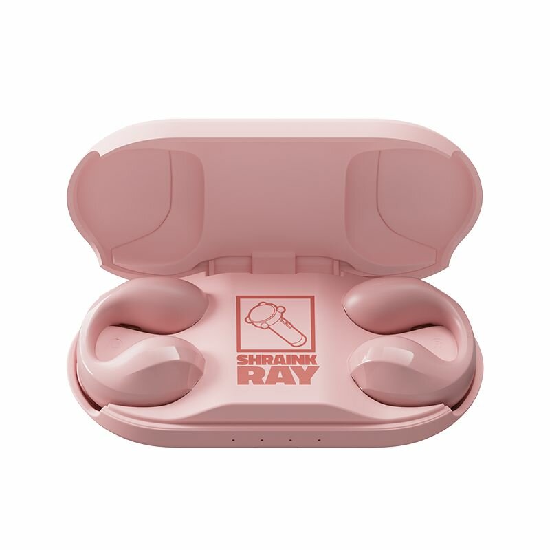 Беспроводные дизайнерские наушники Кот Дораемон Rock Doraemon Sound EarCuffs S TWS Earphone розовые