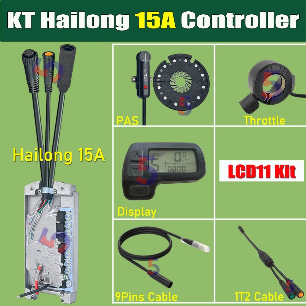 Контроллер KT Hailong 15A 48V LCD11 Kit