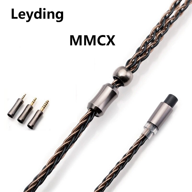 Kinera Leyding MMCX наушник кабеля сплава медная