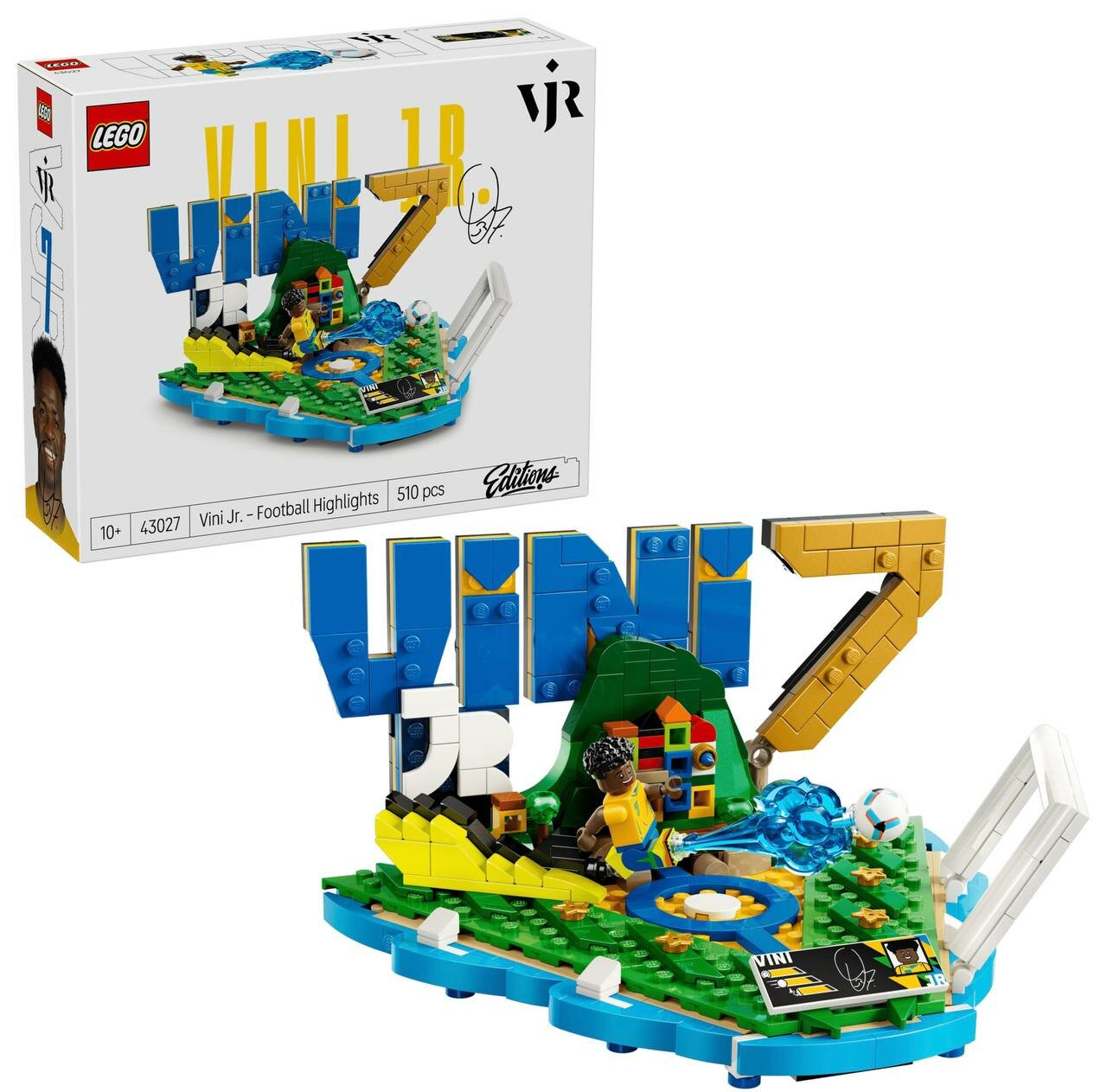 Конструктор LEGO Editions Винисиус Жуниор - лучшие моменты 43027, 510 деталей, от 10 лет