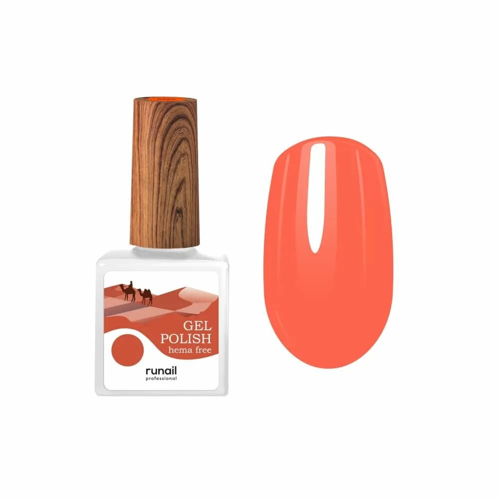 Гель-лак RuNail Professional Gel polish (hema free) № 8585, розовый 10 мл