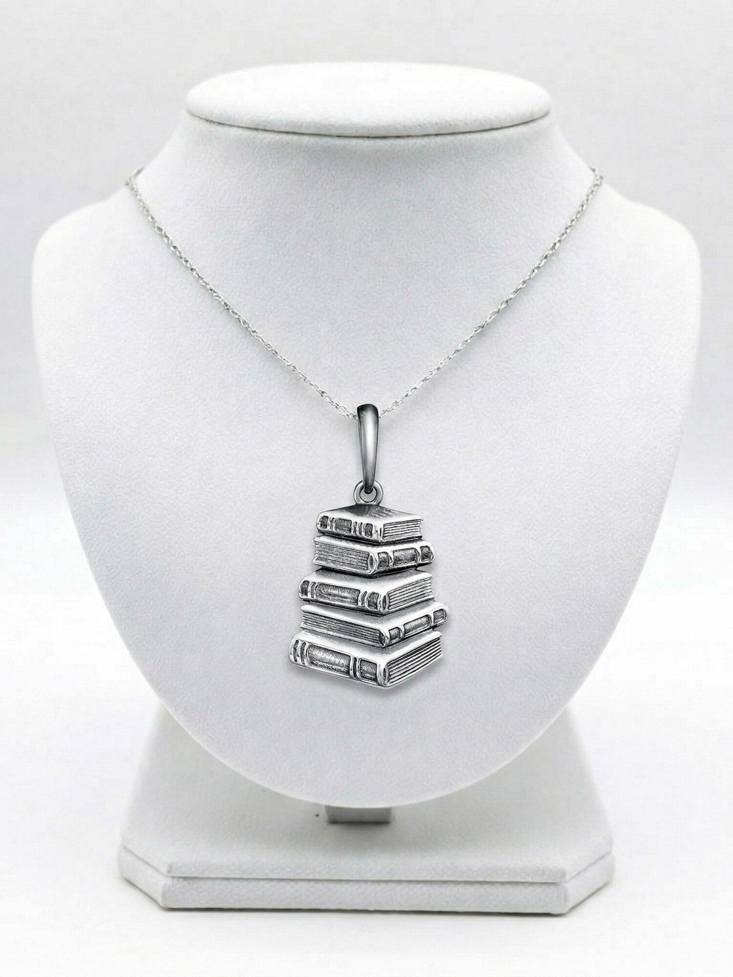 Подвеска MSJewellery, серебро, 925 проба, оксидирование, серебристый — фото 1