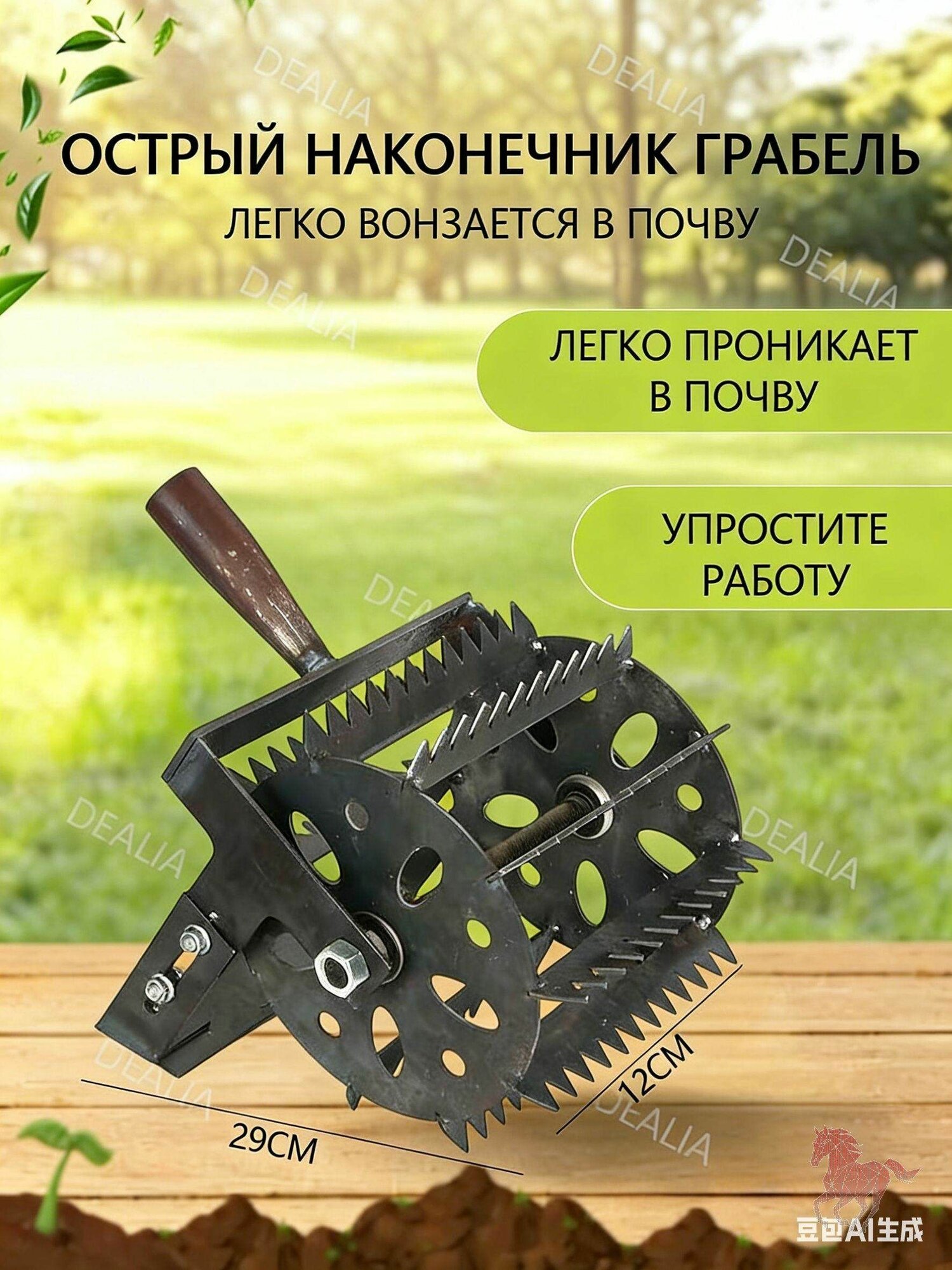 Тяпка, рукоятьСталь — фото 1