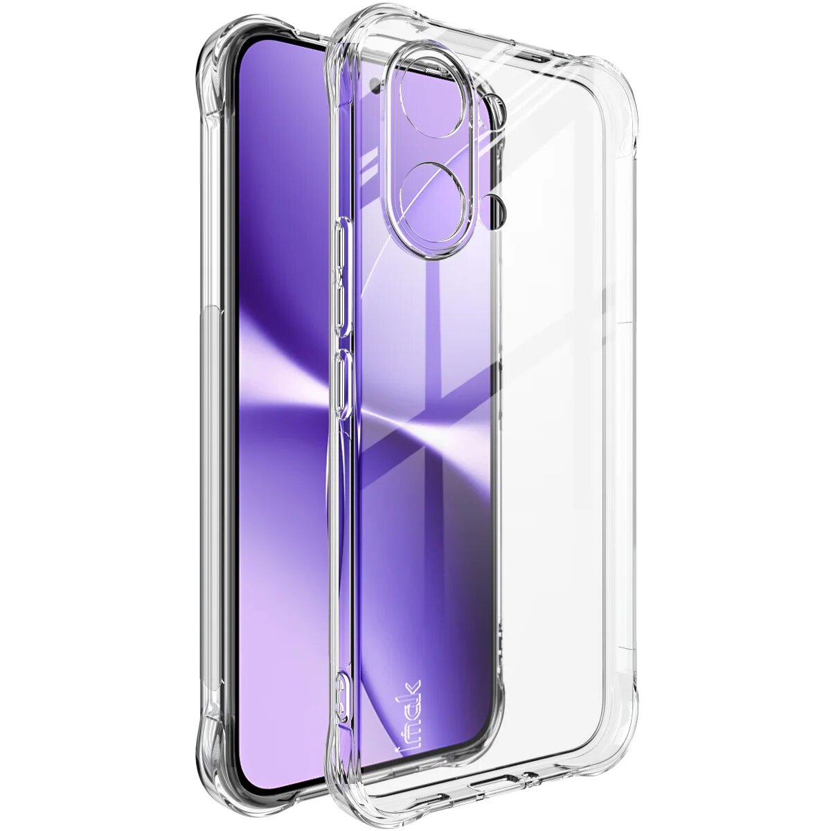 IMAK Ударопрочный ТПУ чехол POCO X8 Pro Max прозрачный