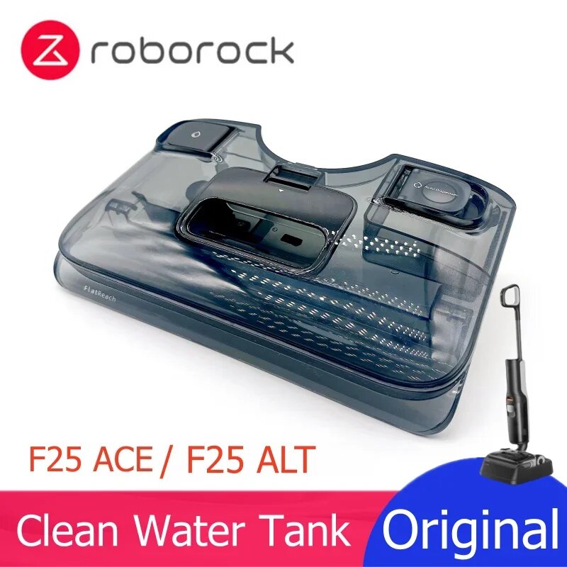 Новый оригинальный резервуар для чистой воды для Roborock F25 ACE (Combo) F25 ALT, пылесос для влажной и сухой уборки, запасные части, аксессуары