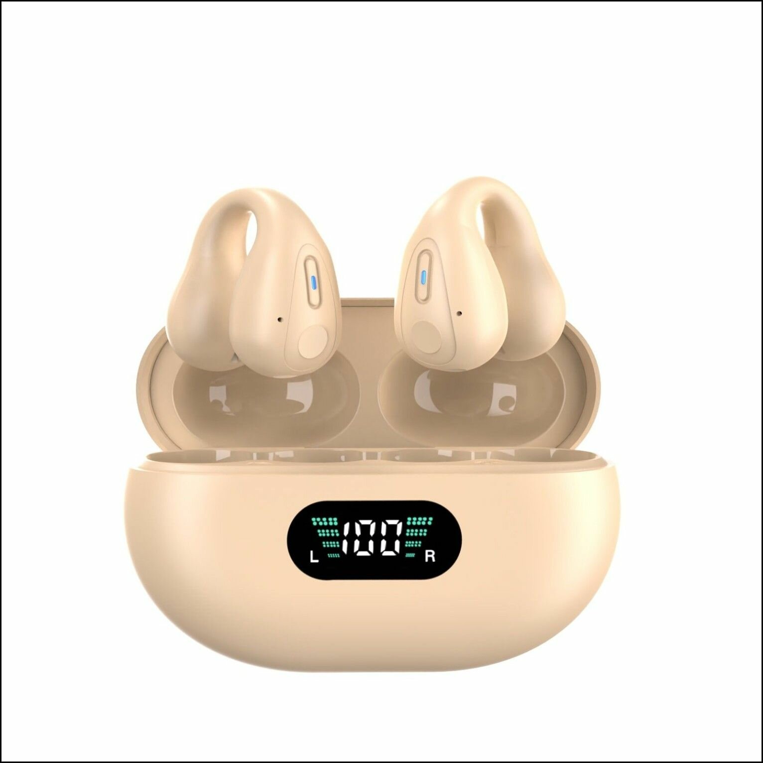Наушники беспроводные с микрофоном Xiaomi Mi True Wireless Earbuds Basic, Bluetooth, USB, светло-желтый, белый