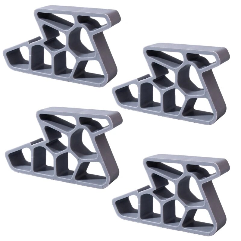 Стопор для окон и дверей, пластиковый, набор из 1/2/4 штук Gray 4PCS