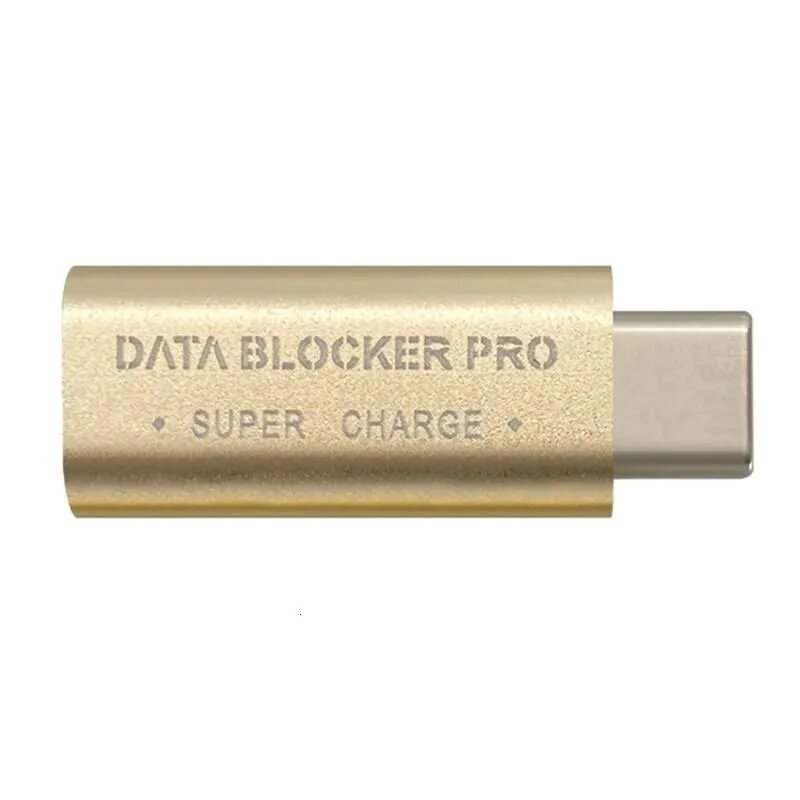 Защитный USB-C блокиратор данных, Золото
