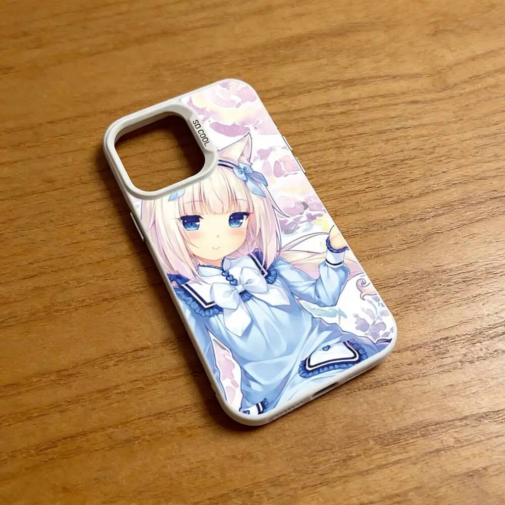 Чехол N-Nekopara-S Chocola Vanilla для iPhone 17 16 Pro Plus 15 14 13 12 11 Max Mini z6, iPhone14Pro