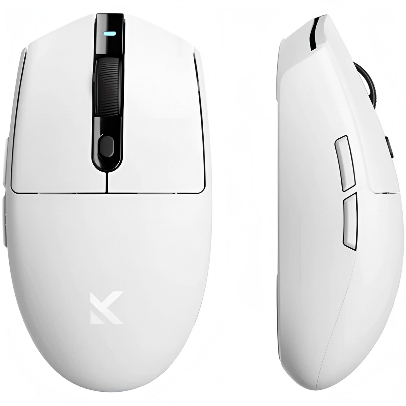 Мышь беспроводная MCHOSE G3 V2, PAW 3311, 12000 dpi, радиоканал, Bluetooth, USB, 59g, белый (G3 White)