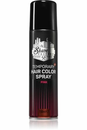 Спрей для укладки волос The Shave Factory Temporary Hair Color Spray, розовый, 150 мл