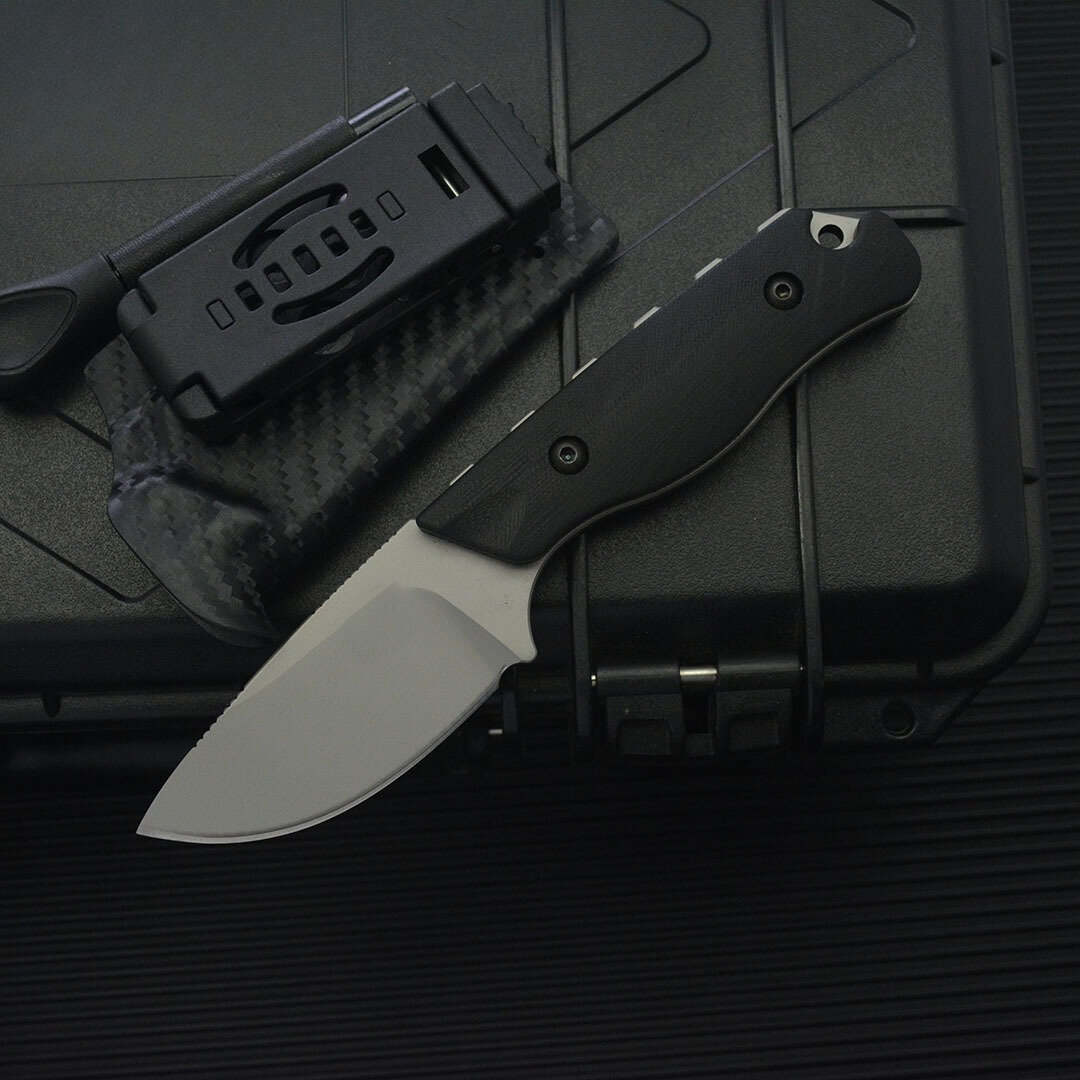 Benchmade05017 Компактный прямой нож из стали DC53 с лезвием высокой твердости, универсальный инструмент для кемпинга и походов