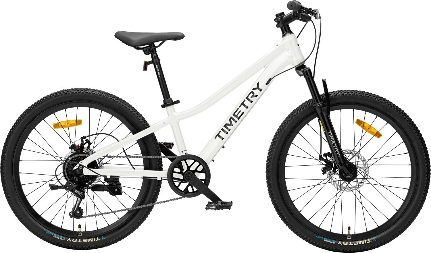 Велосипед Timetry TT415 24, рама 11" (130-155 см), белый