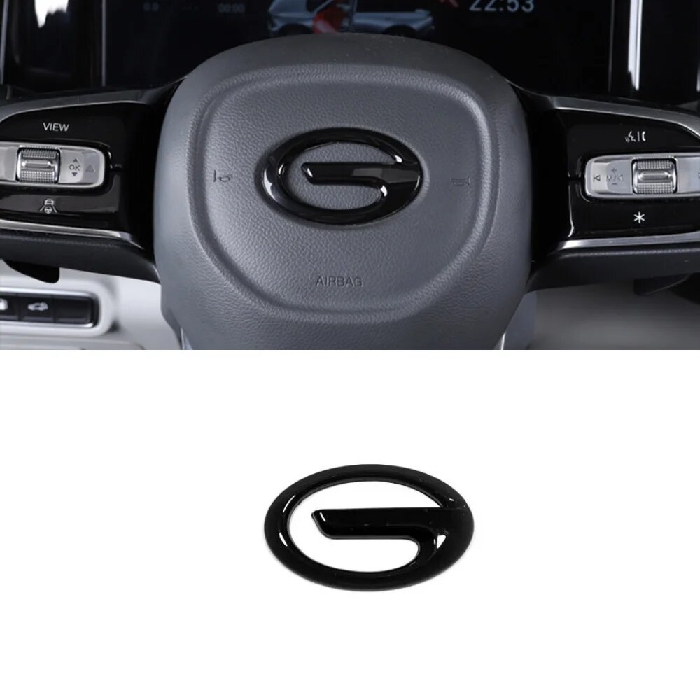 Для Trumpchi GAC GS8 2-го поколения 2023 2024, Стайлинг автомобиля, передняя и задняя Black steering