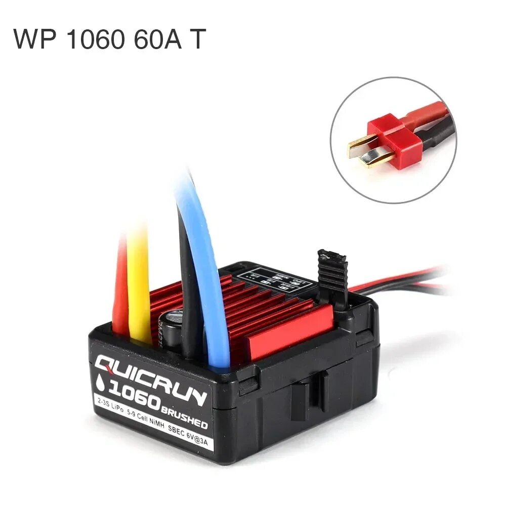 SURPASS HOBBY HOBBYWING QuicRun WP 1060 60A ESC для RC автомобилей 1/10 WP 1060 60A T