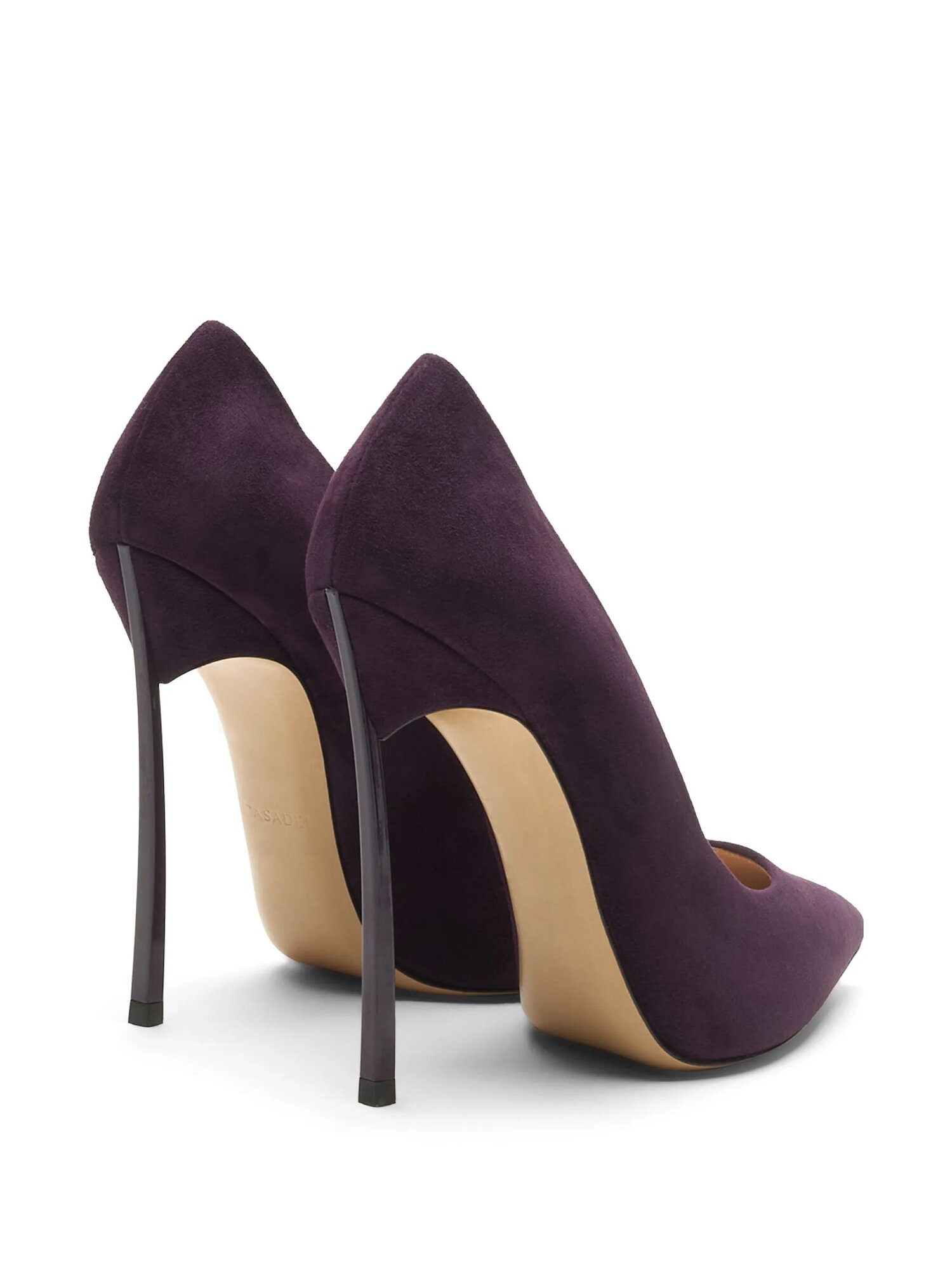 Туфли Casadei Blade suede pumps, размер 38, фиолетовый — фото 1