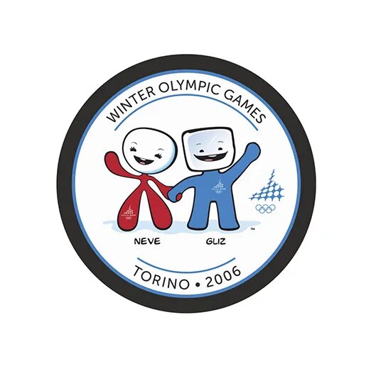 Rubena Шайба ОИ 2006 TORINO Маскоты 1-ст.