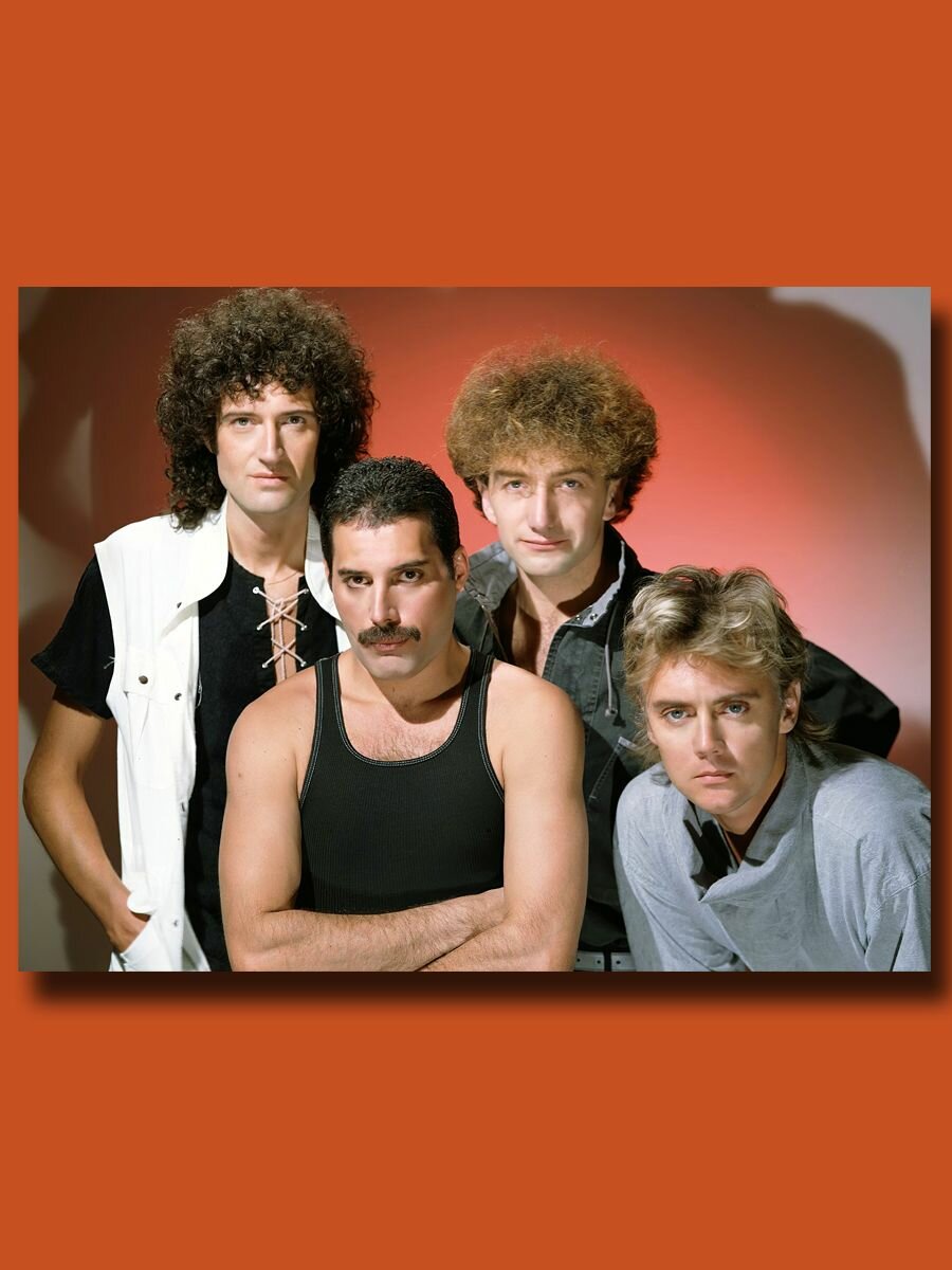 Постер Freddie Мercury - 30х40см, Плакат Фредди Меркьюри, группа Queen