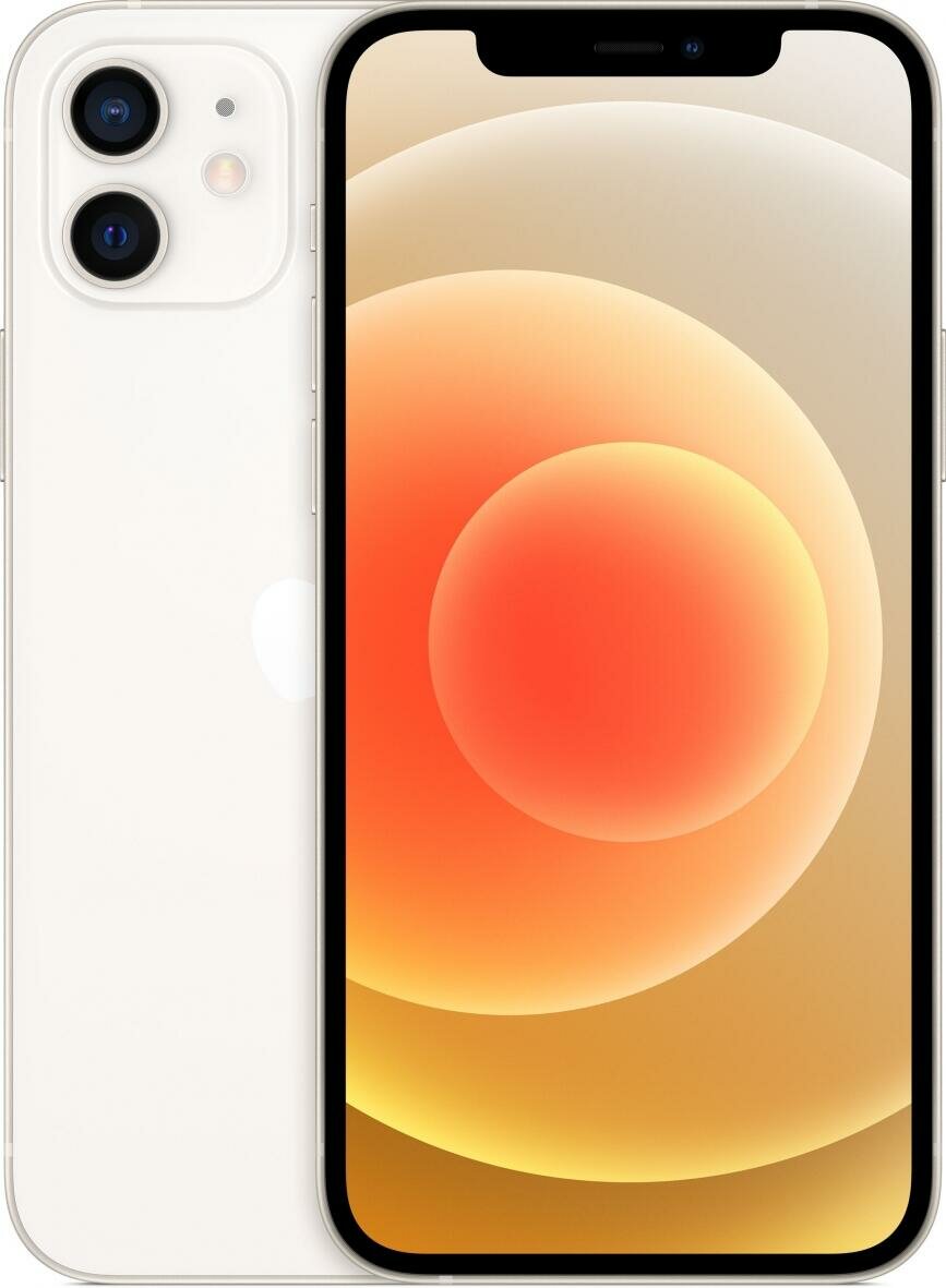 Смартфон Apple iPhone 12, 64Gb Global, nano SIM+eSIM, White (Белый)