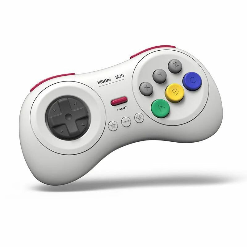 8BitDo Геймпад M30 Bluetooth, Bluetooth, Проводной, белый — фото 1