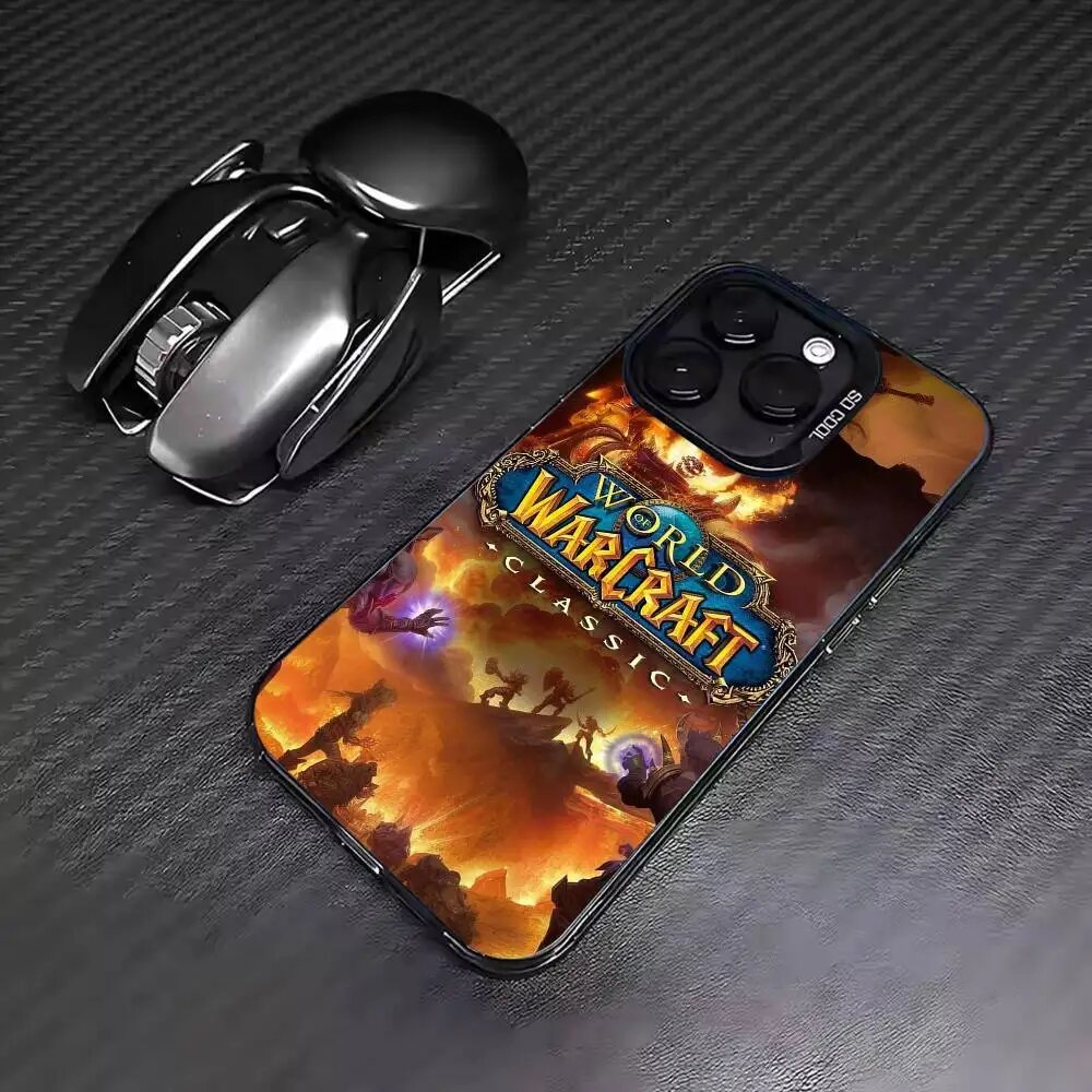 Чехол для телефона W-World of Warcraft-WoW для iPhone 17, 16, 15, 14, 11, 12, 13 Plus, z3, iPhone12