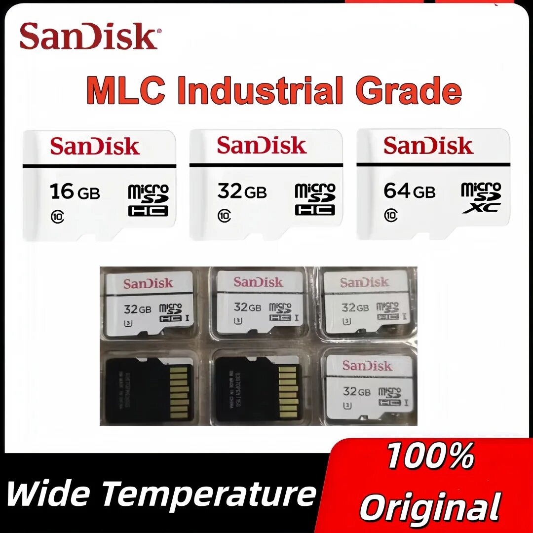 SanDisk microSD 32GB (10шт) Industrial