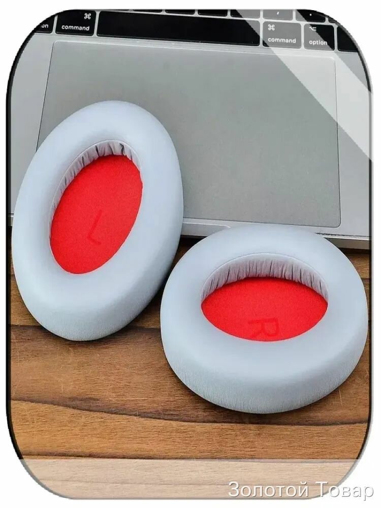 Наушные дужки SonoFlow Pro SE красные с маркировкой R для HQ51 HC905 HQ30 для дома заглушки — фото 1