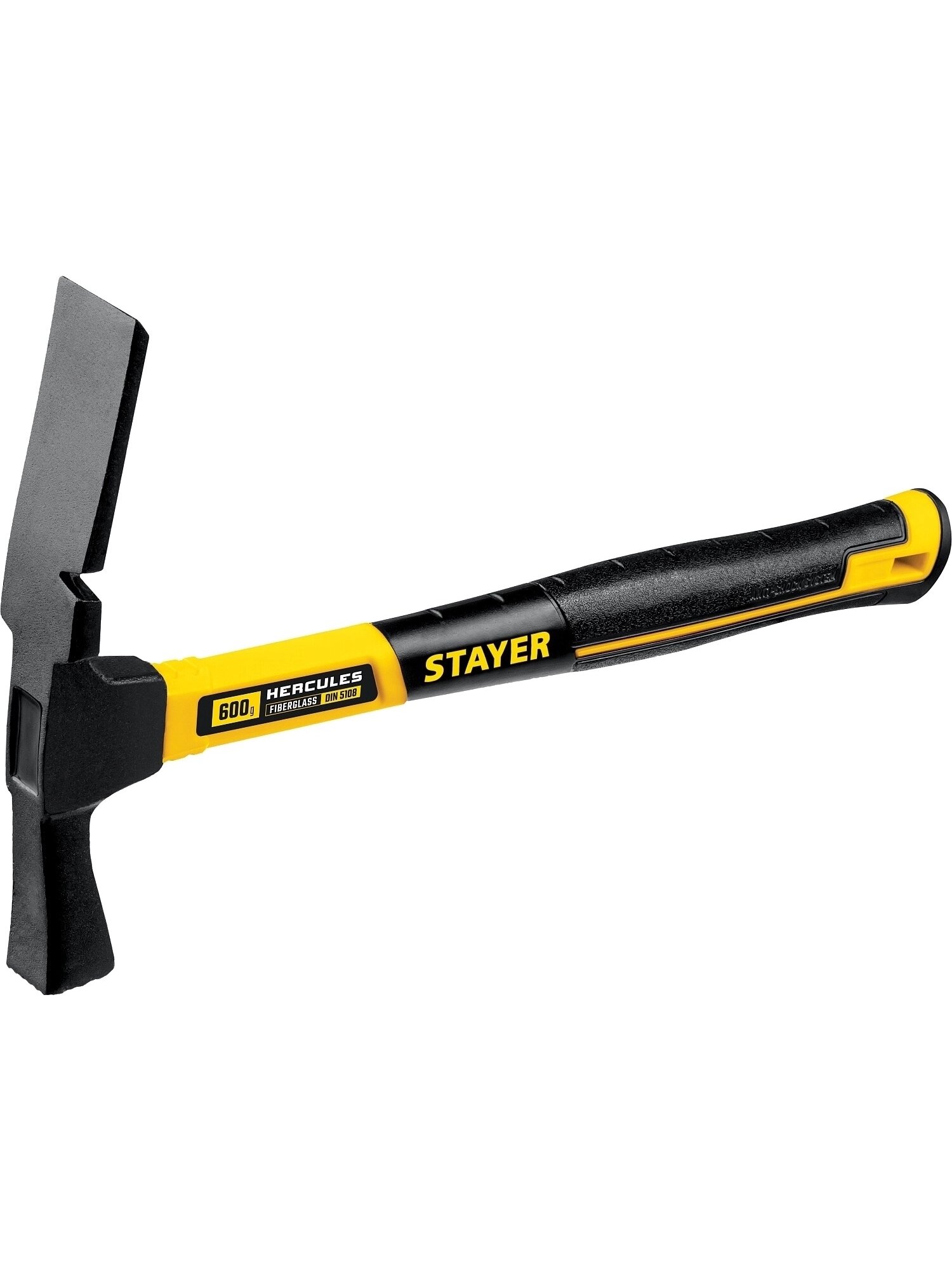 Молоток каменщика с фиберглассовой рукояткой Professional STAYER Hercules 600 г