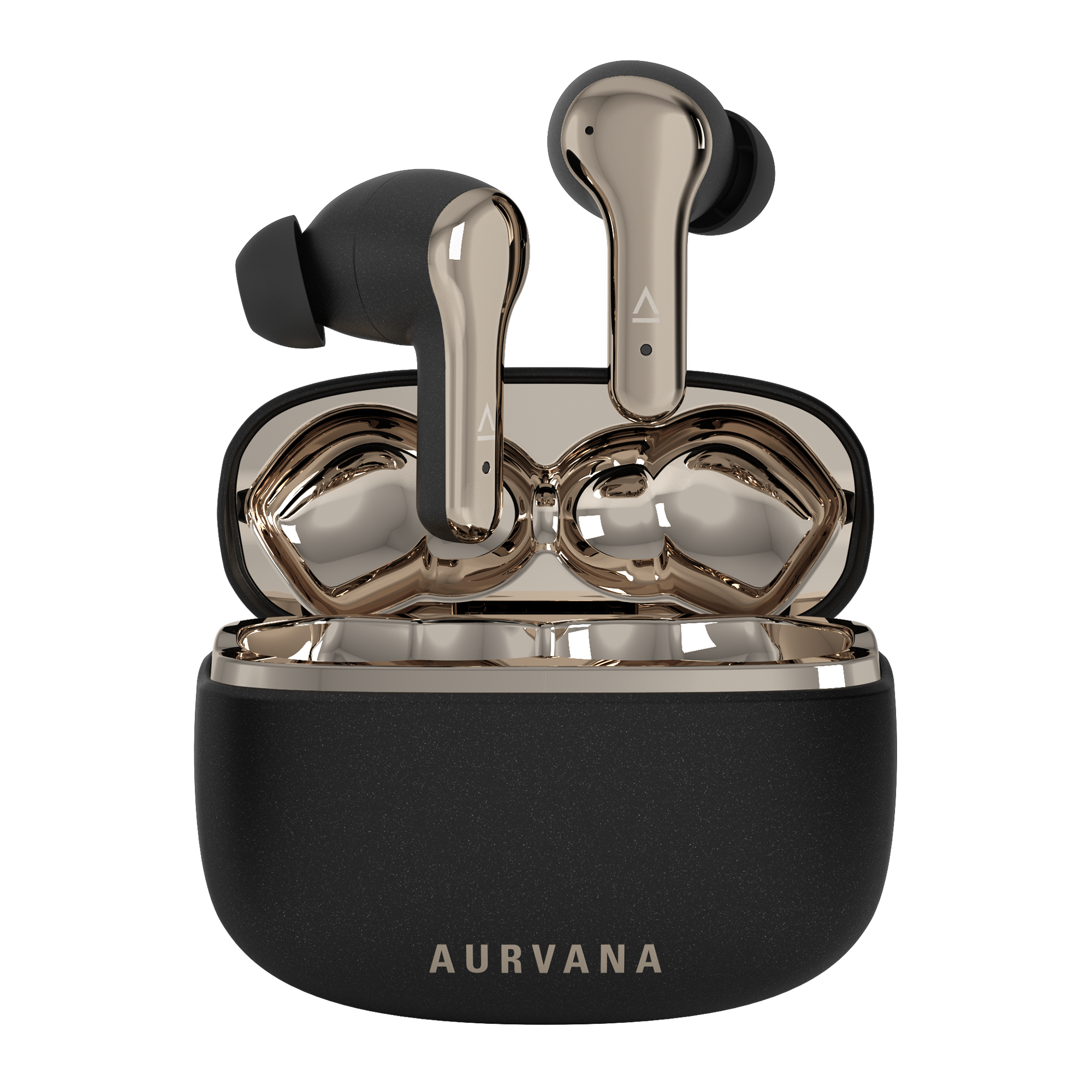 Наушники Creative Aurvana Ace SXFI tws внутриканальные с гибридным шумоподавлением, черный, золотой