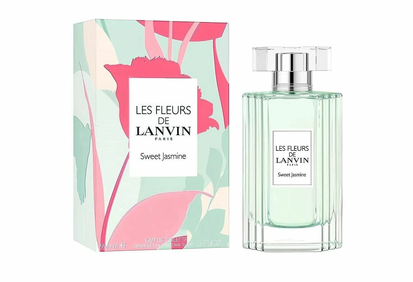 Парфюмерная вода Lanvin Sweet Jasmine 90 мл, цветочные зеленые