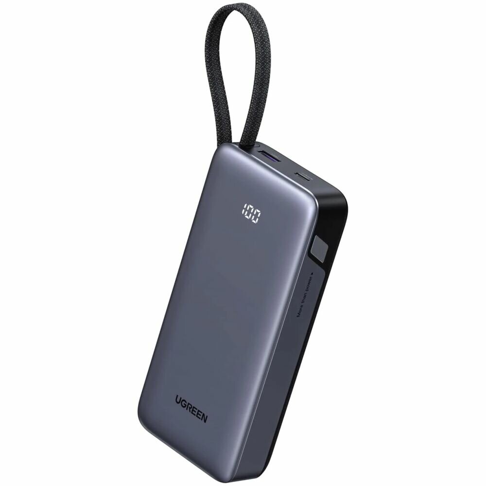 Внешний аккумулятор Ugreen PB536 (55988B) 20000mAh 45W Grey