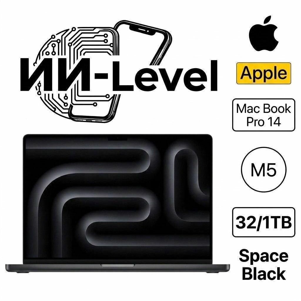 Ноутбук Apple MacBook Pro 14 2026 M5 32/1TB Space Black