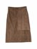 Юбка Max Mara Drawstring-waist suede skirt, размер 40