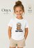 Футболка ONYX PRINTS, размер 110, белый