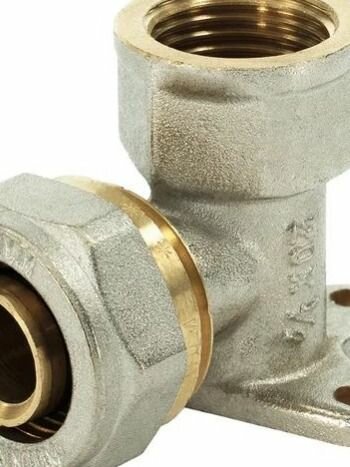 Фитинг обжимной угольник с креплением 16ц-1/2"в Millennium