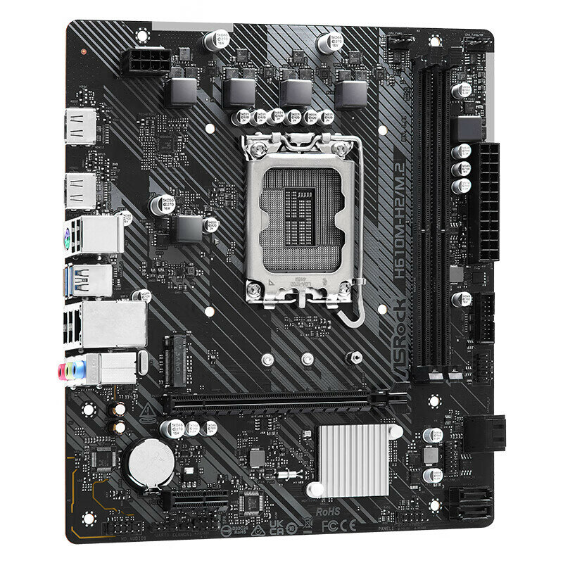 Материнская плата ASRock H610M-H2/M.2 D4 для процессоров Intel 14400KF/13400F/13600KF (чипсет H610/LGA1700)