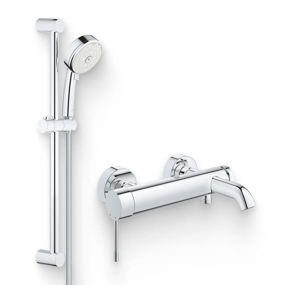 Душевой комплект Смеситель Grohe Essence New 33624001 хром / Гарнитур Tempesta Cosmopolitan 27786002