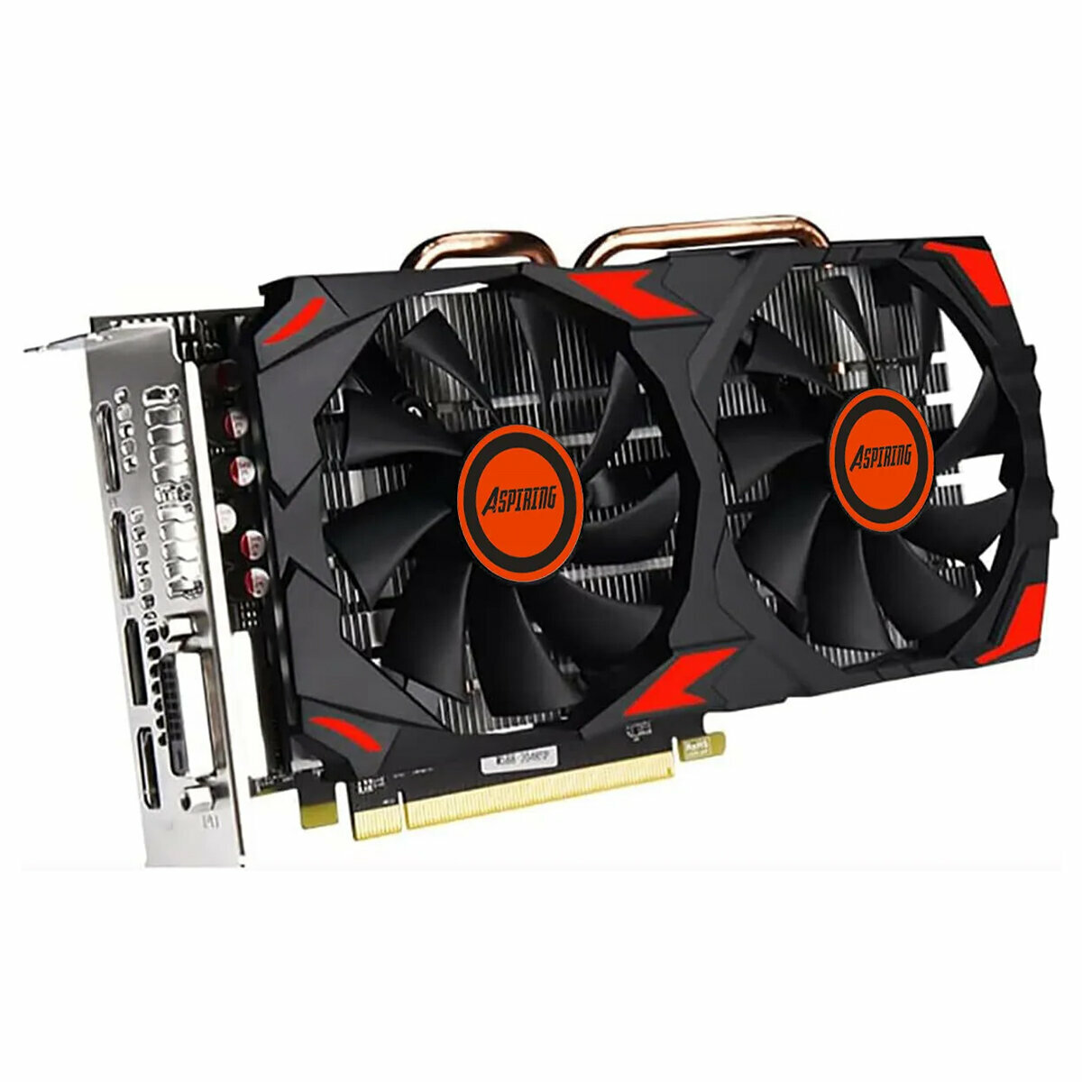 Aspiring RX580 GDDR5 8ГБ, игровая, 100%, оригинальная HDMI * 1 DP * 3
