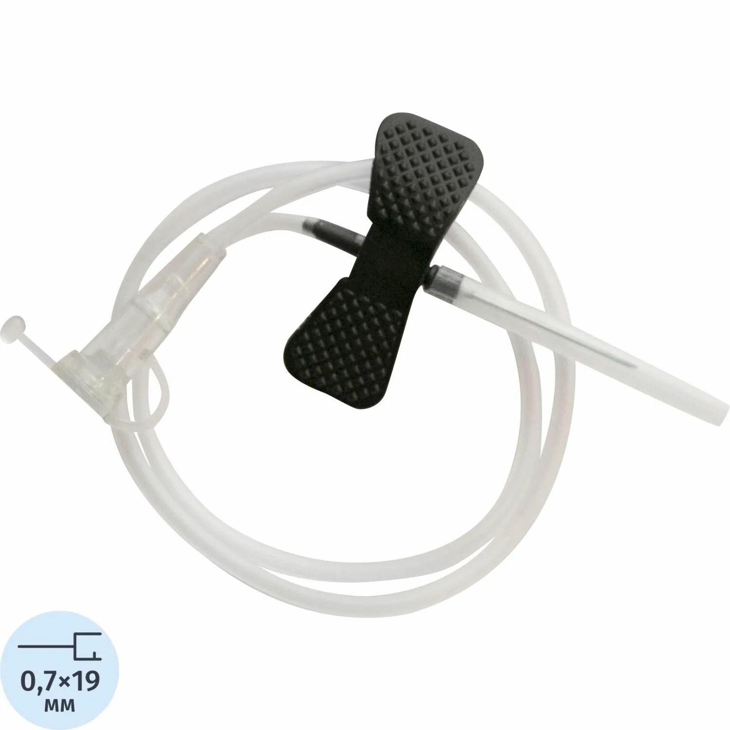 Игла-бабочка Устройство для вливания в малые вены 22G, 100 шт