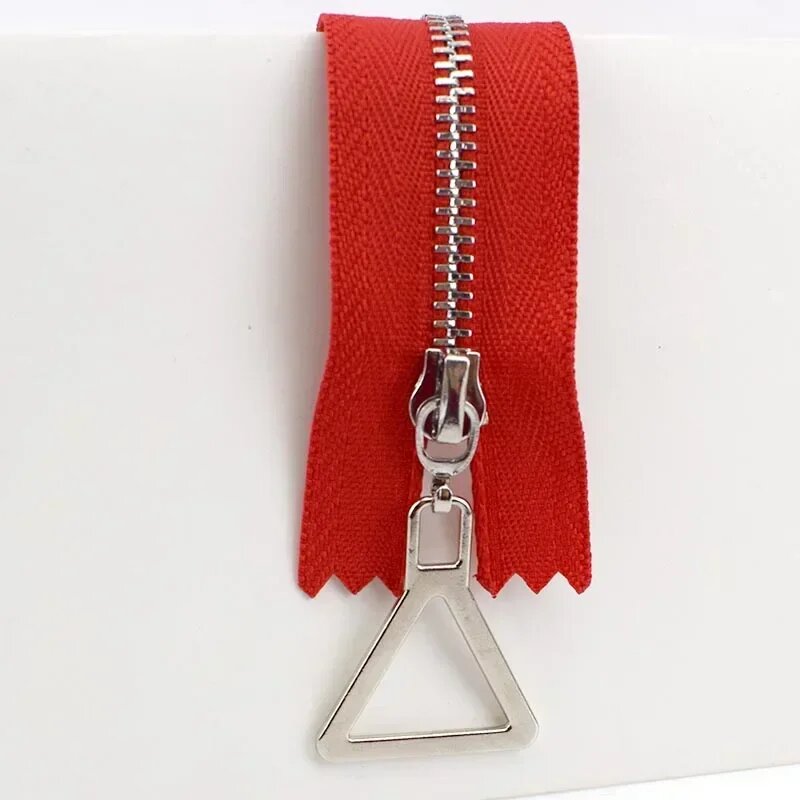 Металлические молнии Meetee, золотые/серебряные зубы, 2 шт. SilverRed, Close-end-15cm