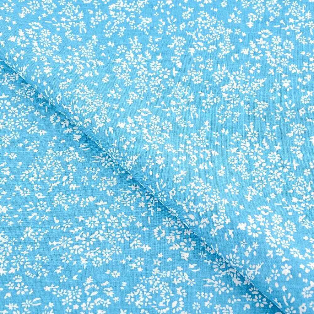 Booksew хлопковая ткань голубая для шитья игрушек Голубой, 40cmx50cm, p080-2
