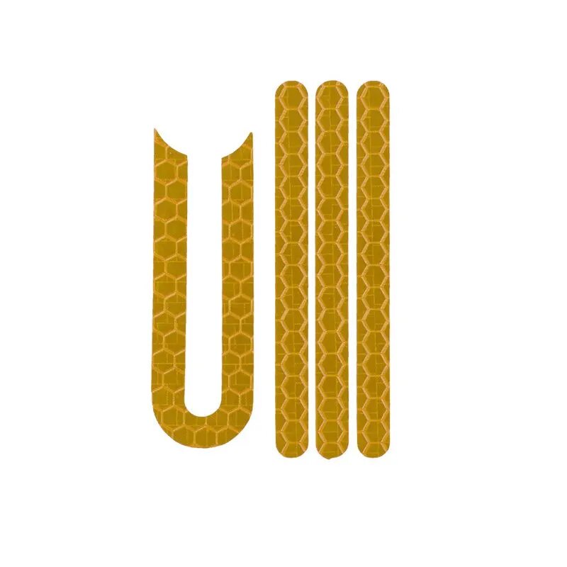 Светоотражающие наклейки для Xiaomi M365 / PRO / 1S / PRO2, жёлтые, комплект,