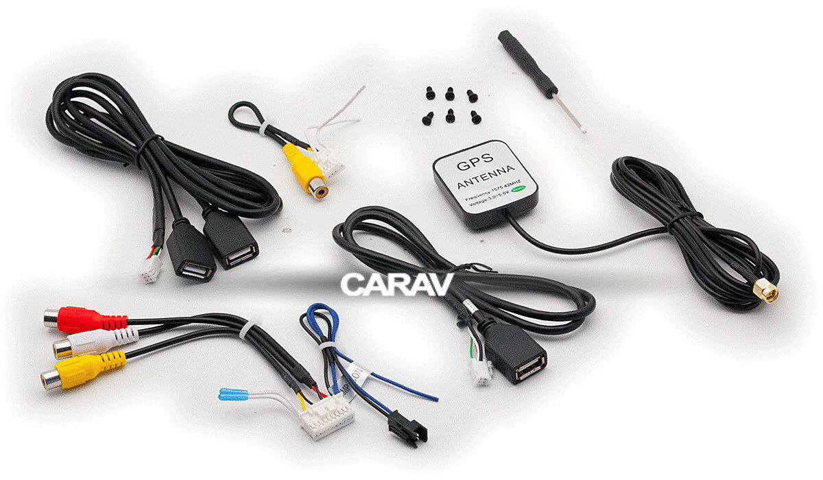 Стартовый комплект для подключения 7" / 9" / 10.1" ANDROID-магнитол CARAV S-100