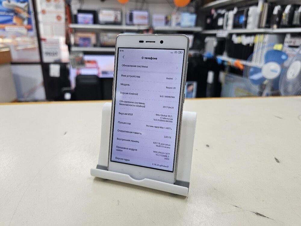 Смартфон XIAOMI REDMI 3S, 2/16ГБ, Б/У