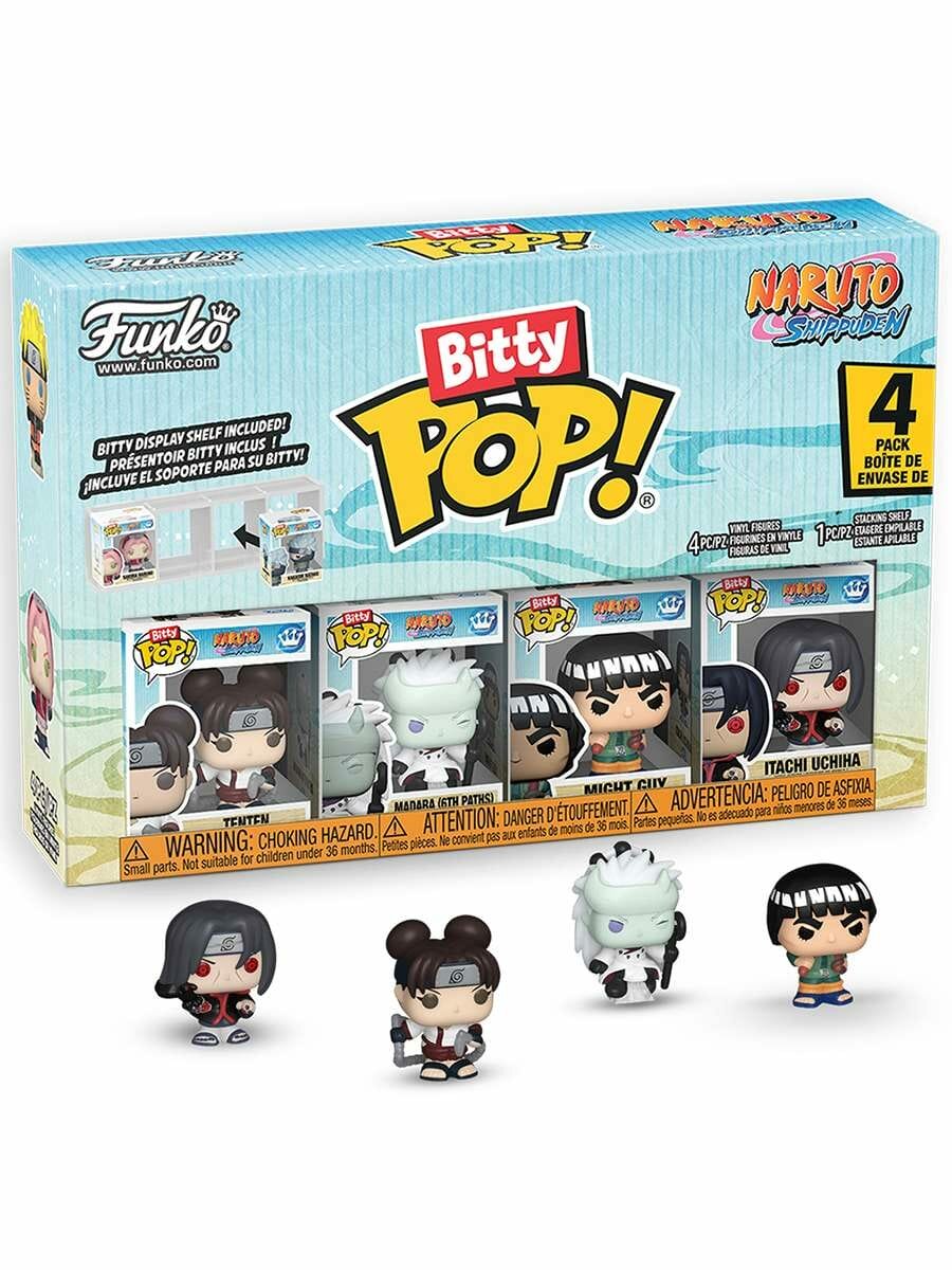 Набор Funko Bitty POP! Naruto Shippuden Tenten+Madara+Might Guy+Itachi 4шт 92503